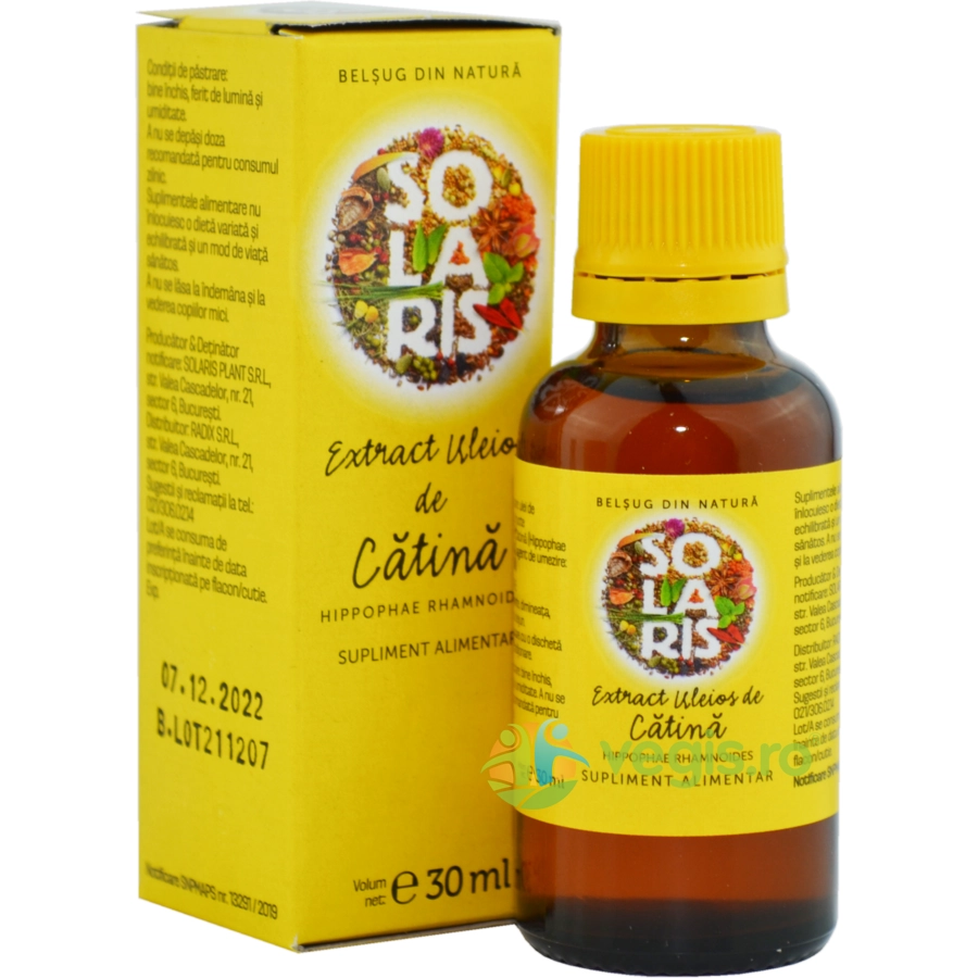 Extract Uleios de Catina 30ml SOLARIS