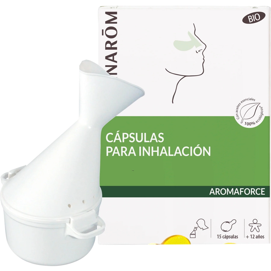 Kit Capsule Inhalatii Bio 15 monodoze + Inhalator PRANAROM